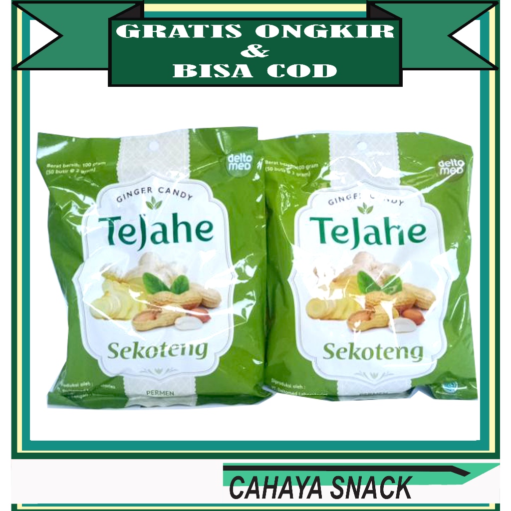 Jual permen tejahe ( ada 3 rasa original, bandek, skoteng ) isi 50 pcs ...
