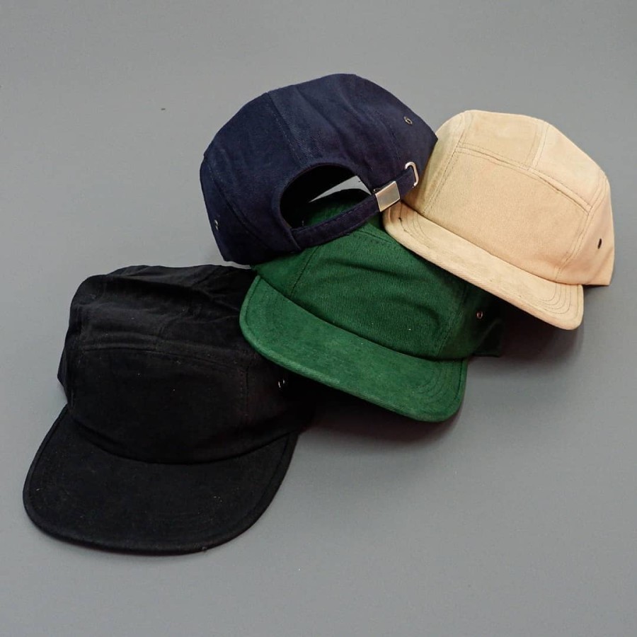 Jual Topi Snapback Lima 5 Panel Hat Cap Distro Polos custom indonesia ...