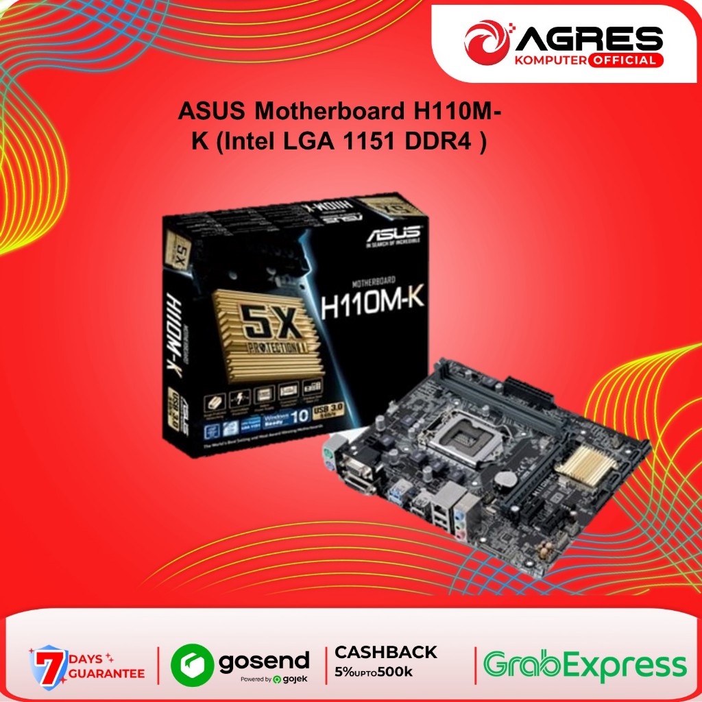 Jual ASUS Motherboard H110M-K (Intel LGA 1151 DDR4 ) | Shopee Indonesia