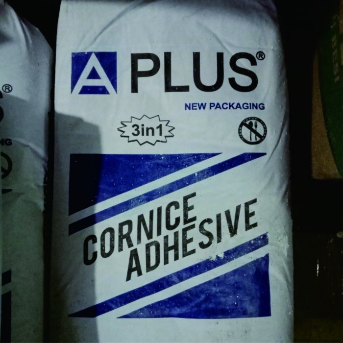 Jual KOMPON GIPSUM APLUS 1 KG / COMPOUND GYPSUM CORNICE APLUS | Shopee ...