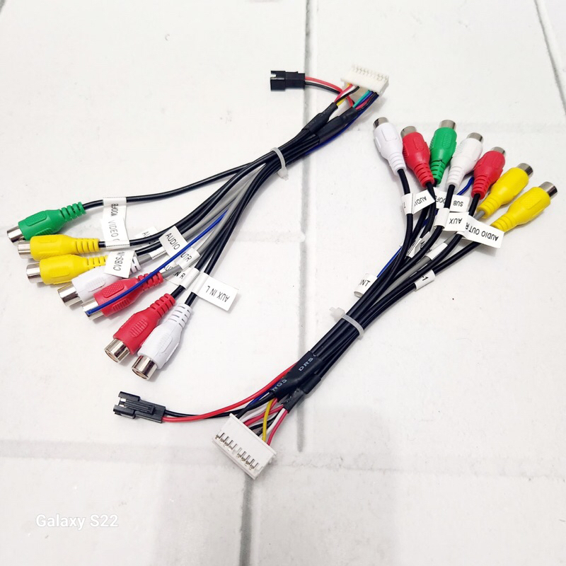 Jual Kabel RCA Headunit Android + Kabel Fan/kipas (Soket 20 Pin ...