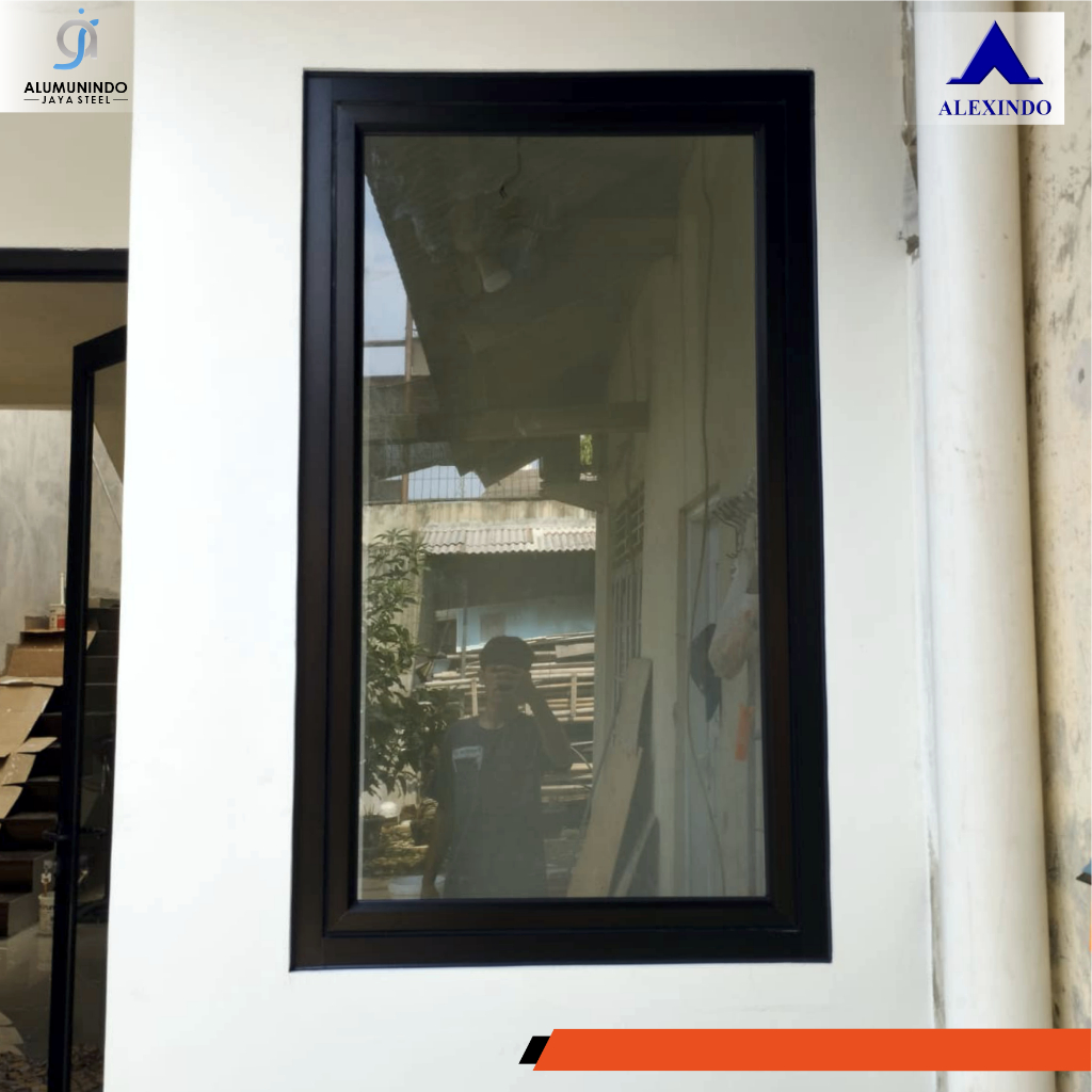 Jual Kusen Pintu Jendela Aluminium Alexindo 3" Coklat | Shopee Indonesia