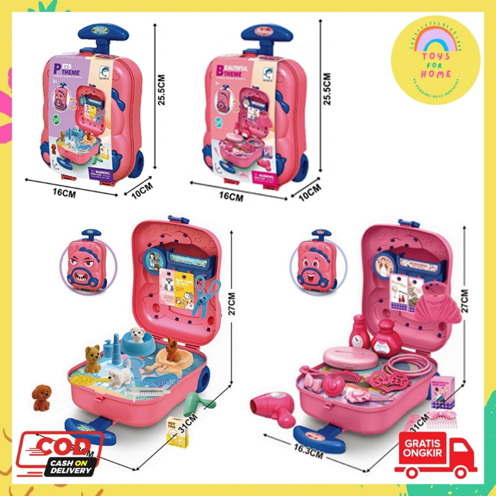 Jual Mainan anak Koper Play set Tema Edukasi TOYSFORHOME | Shopee Indonesia