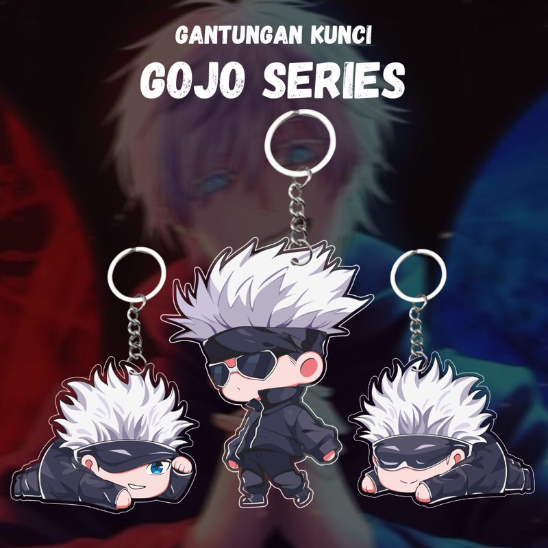 Jual Senpai Craft - Gantungan Kunci Anime Gojo Jujutsu Kaisen - Bahan ...