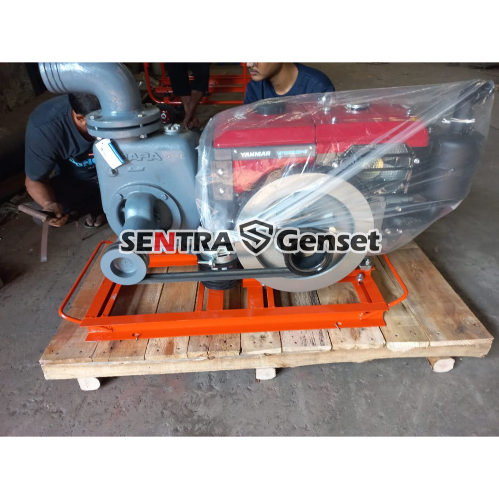 Jual pompa 3 inch Ebara SQPB 80 Yanmar TF 65 R + dudukan | Shopee Indonesia