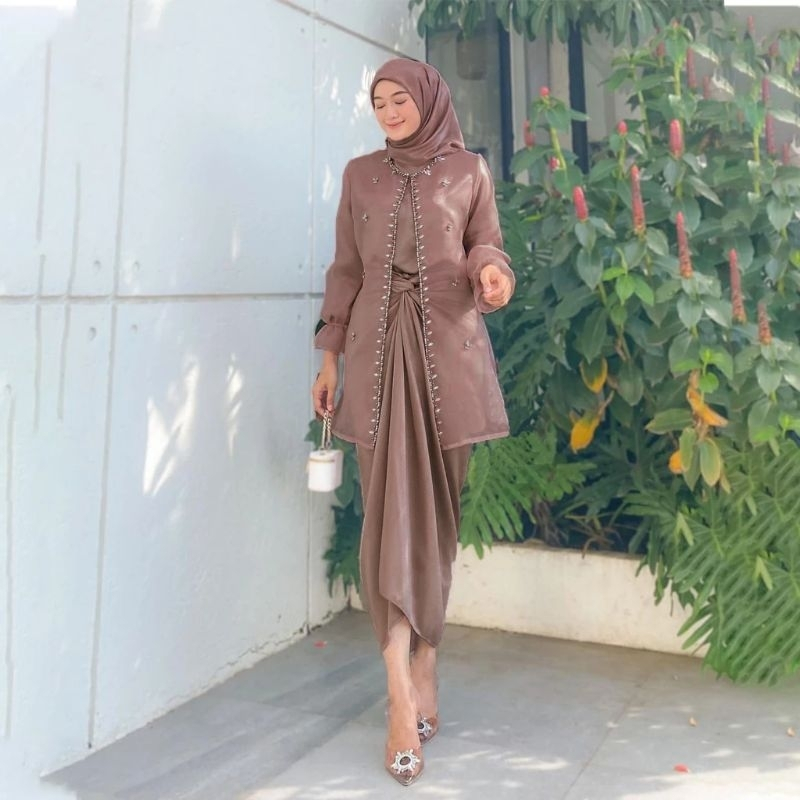 Jual ONE SET JEMMA ORGANZA TERMURAH READY JUMBO SETELAN KONDANGAN ...