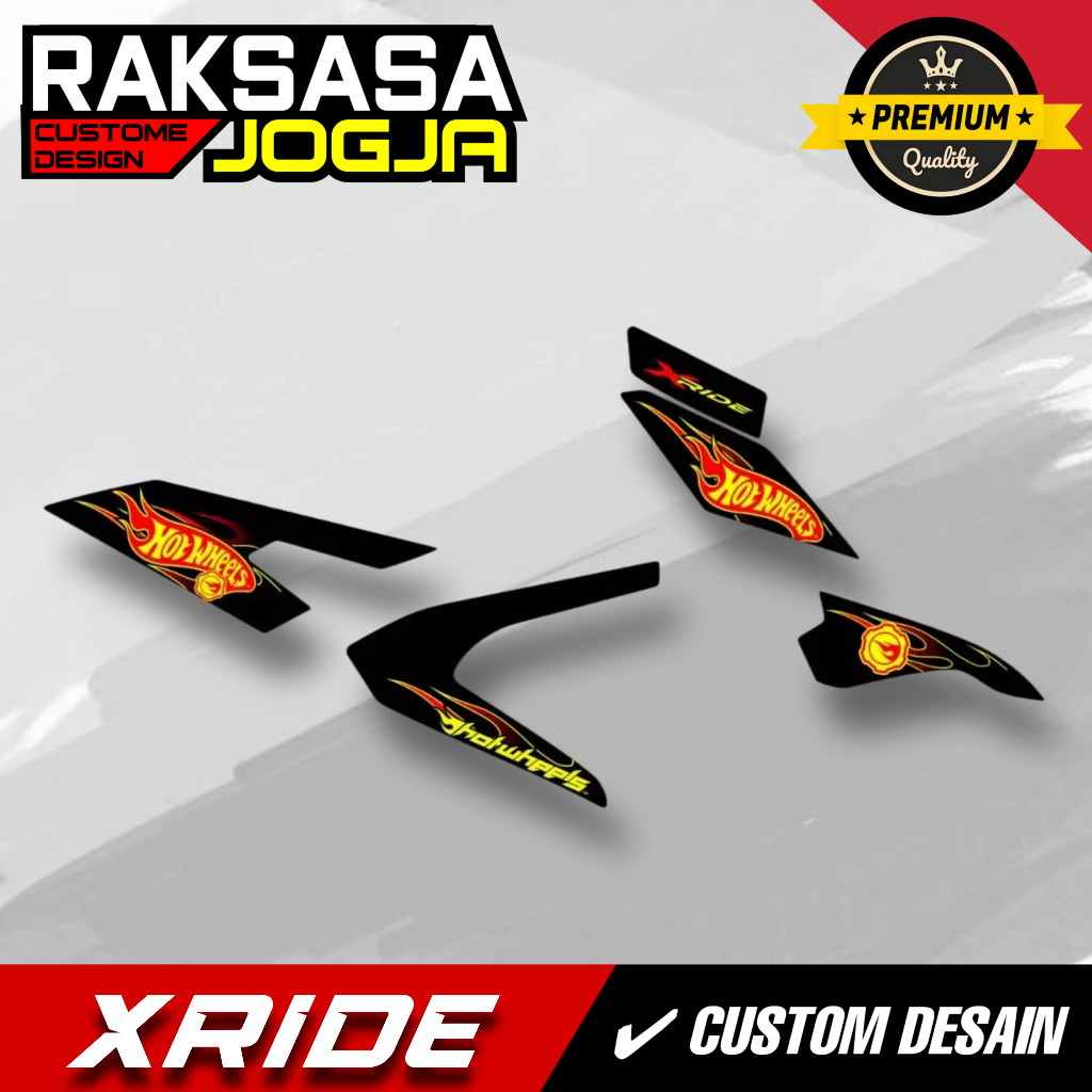 Jual STRIPING HOT WHEELS YAMAHA NEW XRIDE - XRIDE 125 VARIASI KUALITAS ...