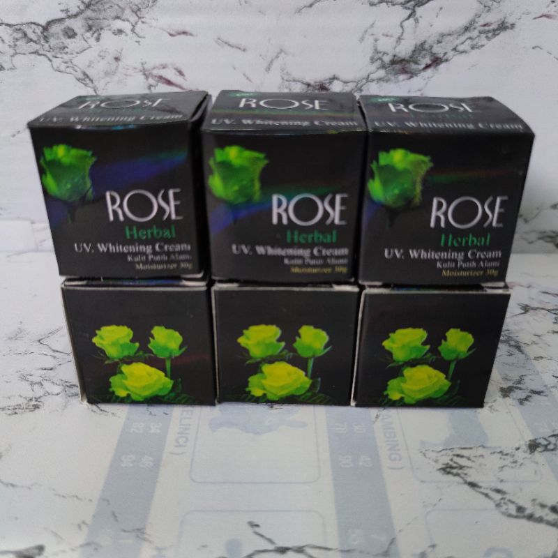 Jual CREAM ROSE HERBAL HITAM 30gr | Shopee Indonesia