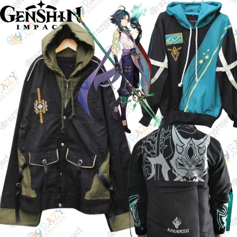Jual Genshin Impact Xiao Alhaitham Zhongli Arataki Anime Cosplay Jaket ...