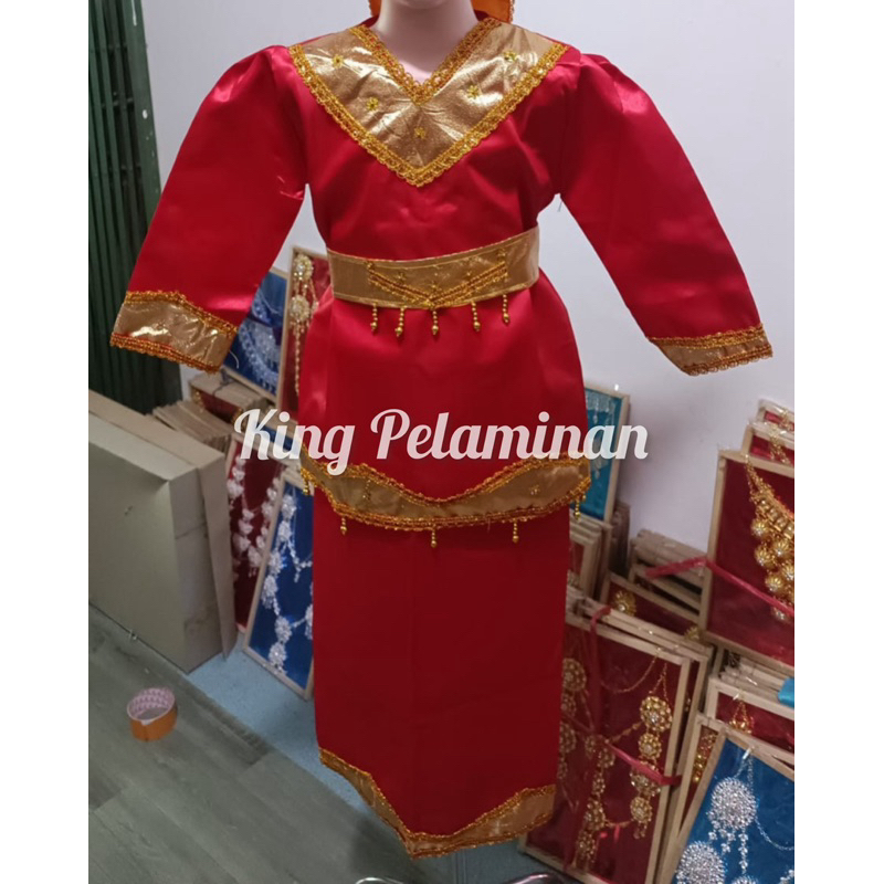 Jual baju adat padang/baju adat minang wanita/baju tari anak carnval ...