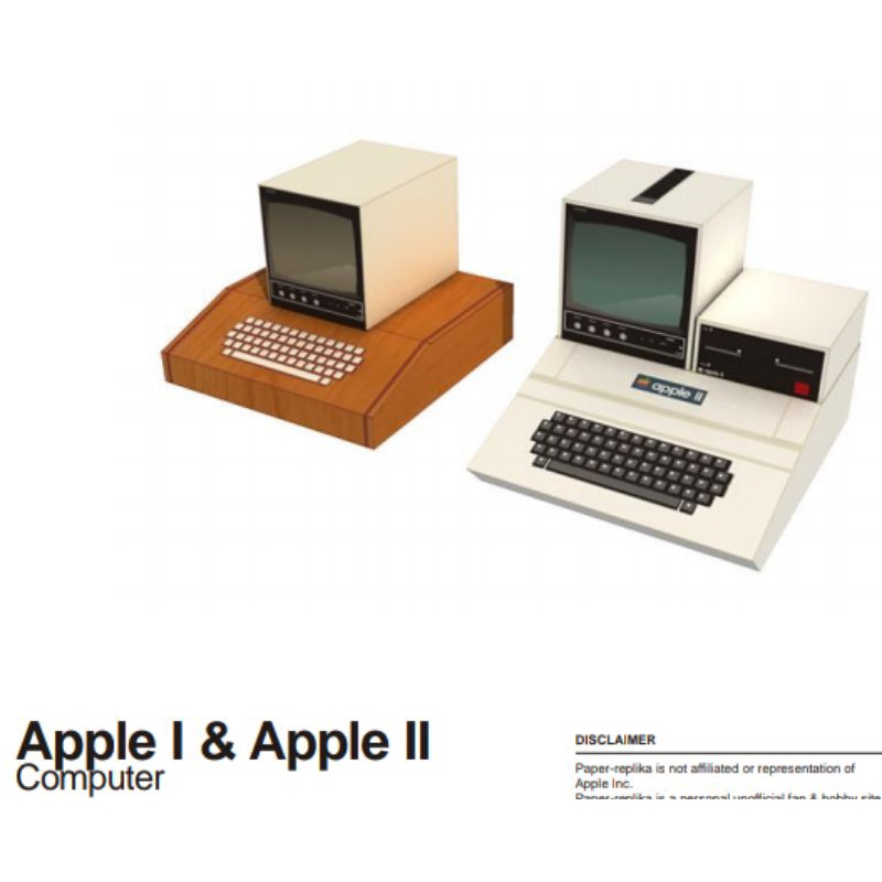 Jual Lembaran pola papercraft PC komputer jadul mini (PR-K2) | Shopee ...