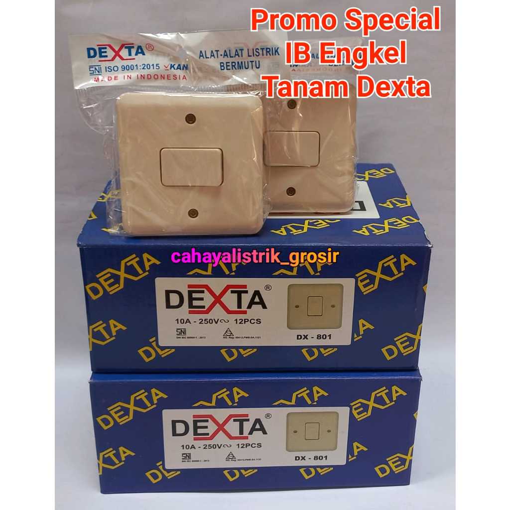 Jual IB Saklar Engkel/ IB Tanam Dexta, SNI /IB Tanam Murah!!! | Shopee ...