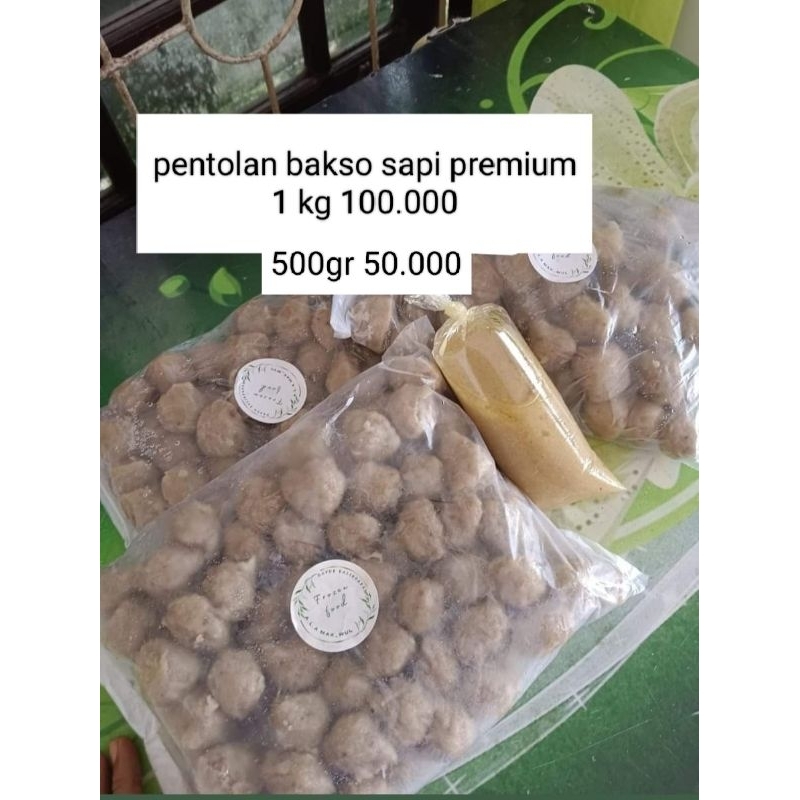 Jual pentolan bakso sapi premium 500gram | Shopee Indonesia