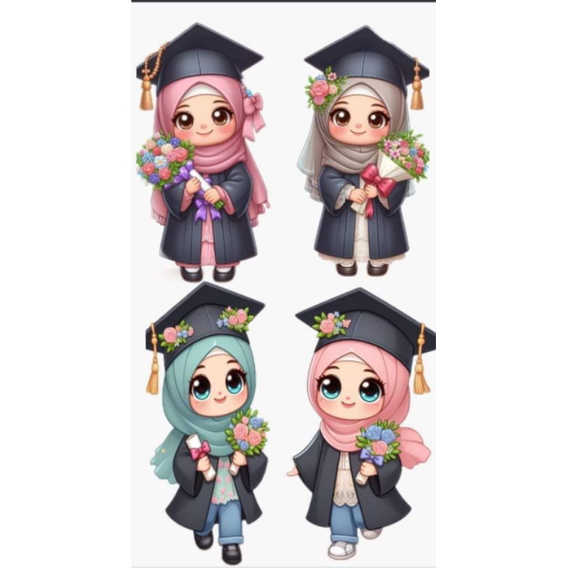 Jual Topper wisuda hijab | Shopee Indonesia