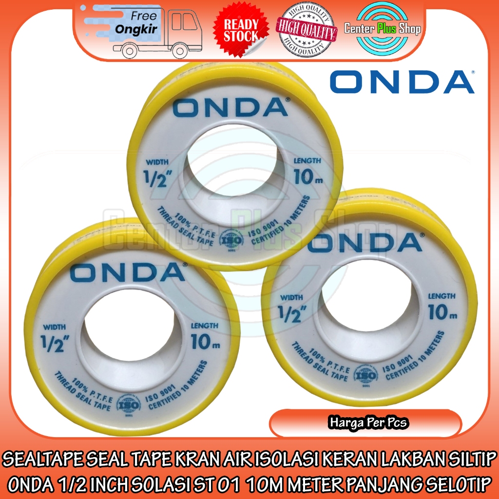 Jual Onda Sealtape Seal Tape Kran Air Isolasi Keran Lakban Siltip 1/2 ...