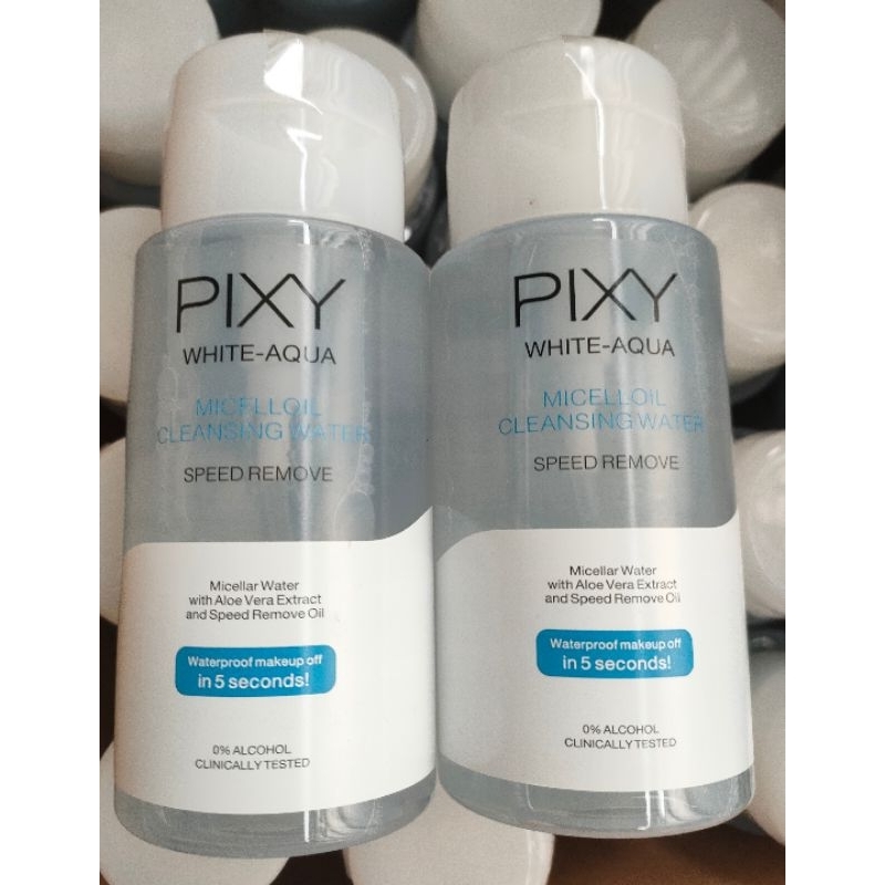 Jual Promo!!!Pixy White Aqua Micellar Oil Cleansing Water Speedy Remove 200ml | Shopee Indonesia