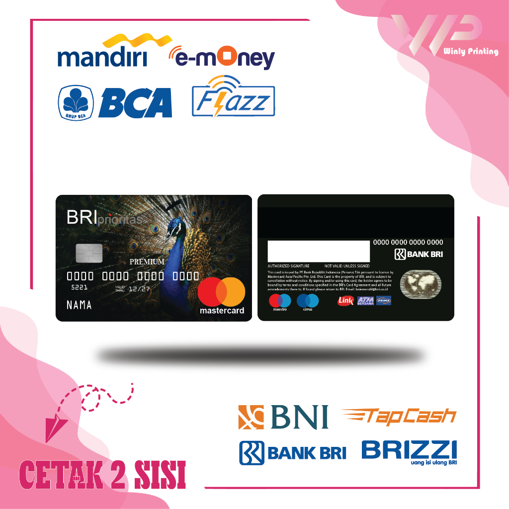 Jual KARTU EMONEY DEBIT KREDIT BRI PRIORITAS MANDIRI FLAZZ BCA GEN 2 ...