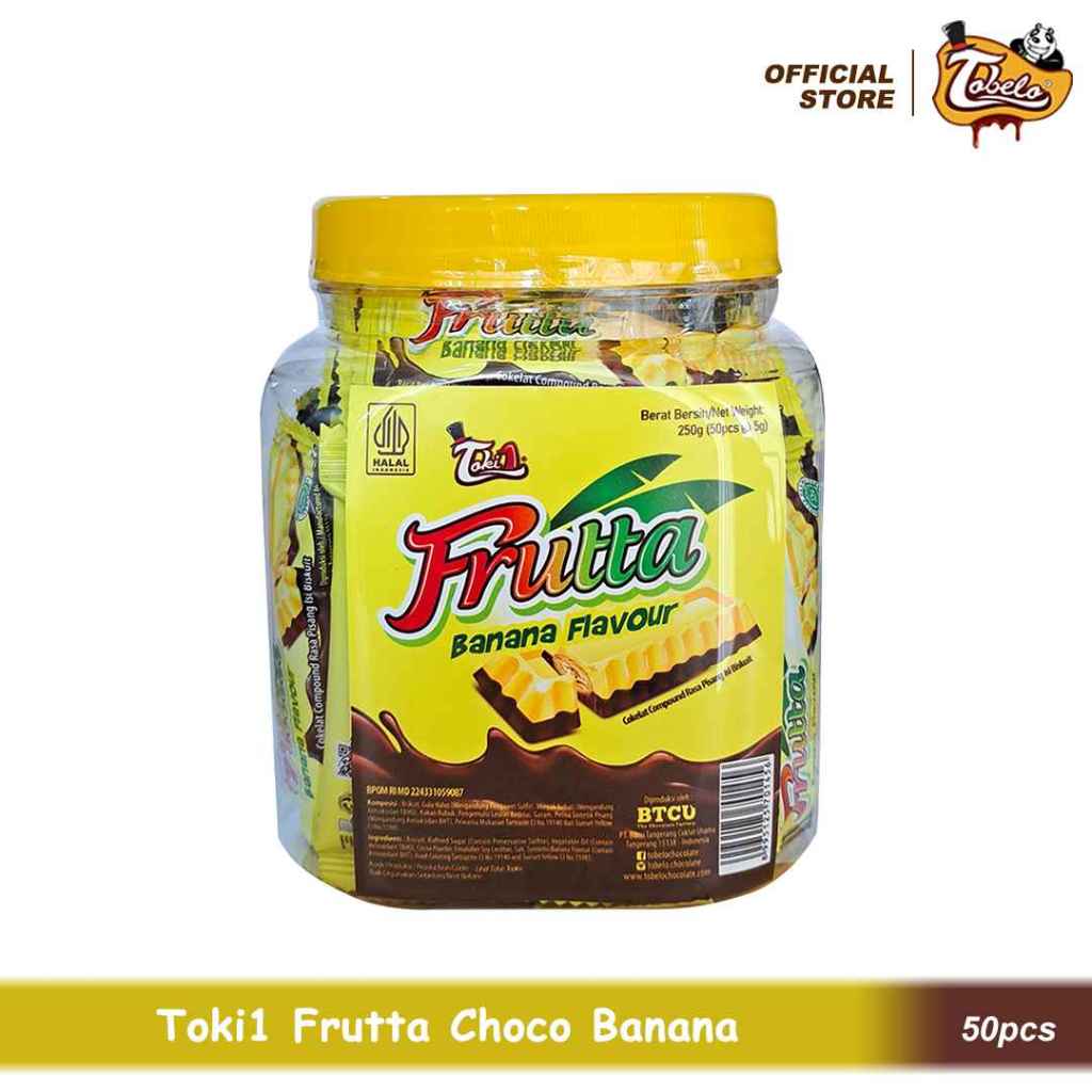 Jual Tobelo Toki1 Frutta Choco Banana Toples | Shopee Indonesia
