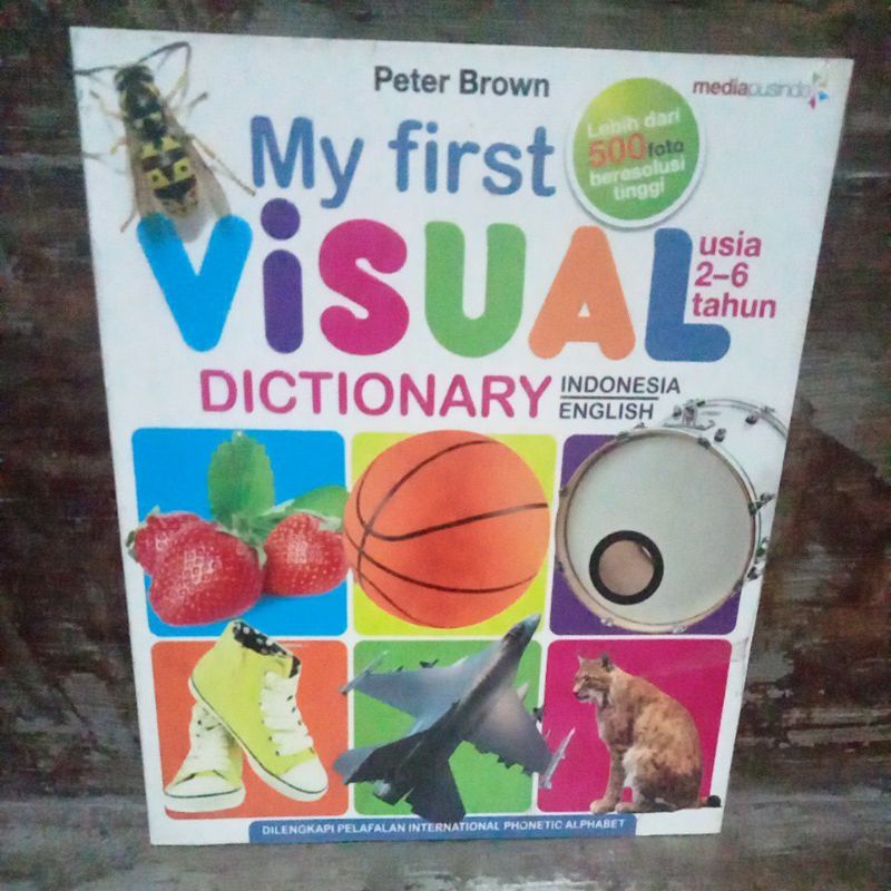 Jual BUKU MY FIRST VISUAL USIA 2-6 TAHUN DICTIONARY INDONESIA ENGLISH ...