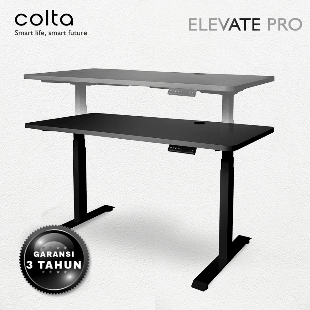 Jual Colta Elevate Pro Electric Adjustable Standing Desk Meja Kerja Gaming | Shopee Indonesia