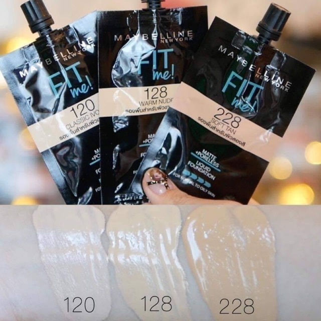 Jual Maybelline Foundation Fit Me Matte+Poreless 5ML SACHET TRAVEL SIZE ...