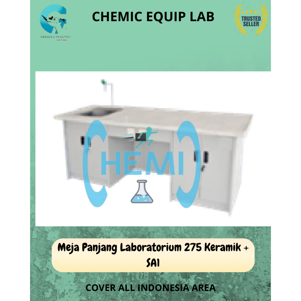 Jual Meja Demonstrasi Laboratorium 150 with Sink | Shopee Indonesia