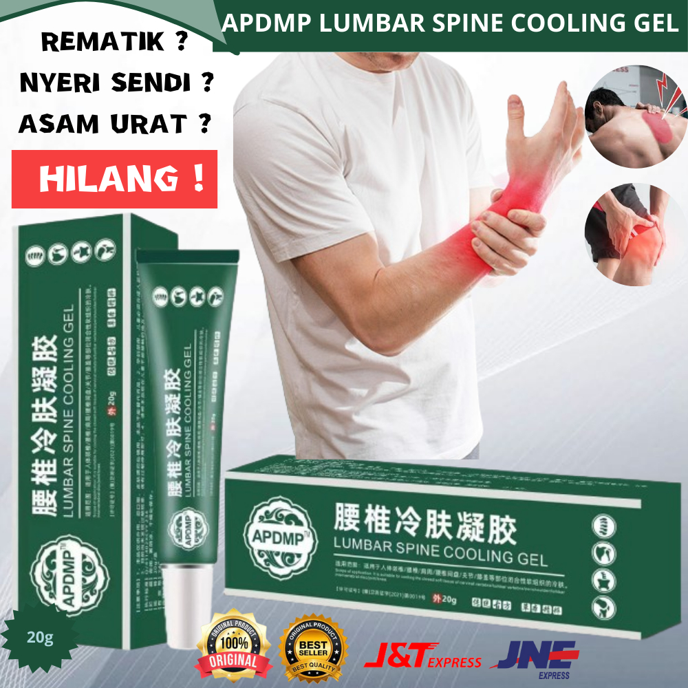 Jual APDMP Lumbar Spine Cooling Gel 20g – Obat Salep Asam Urat dan Nyeri Otot Lutut Tulang ...