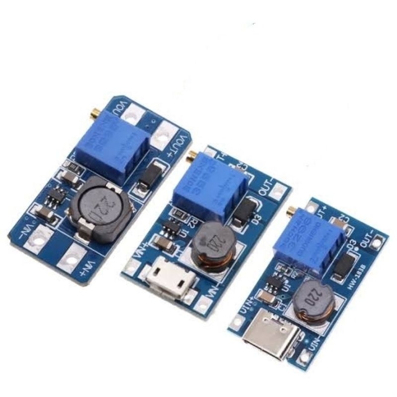 Jual MT3608 Step Up 2a Stepup DC Module Booster MT 3608 Type C Micro USB | Shopee Indonesia