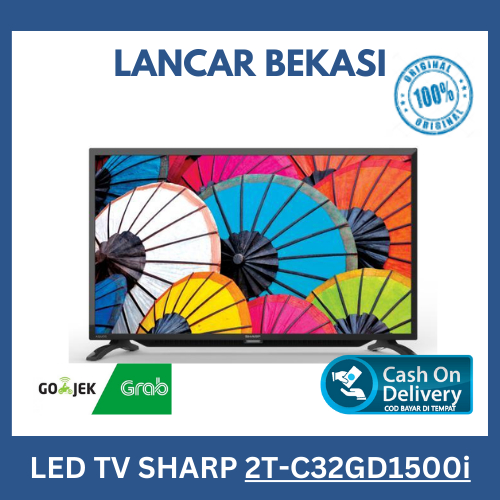 Jual LED SHARP 32 inch 2T-C32GD1500i Digital DVB T2 - Garansi Resmi & Original | Shopee Indonesia