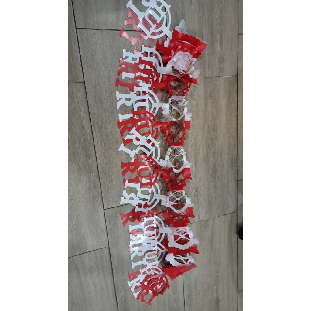 Jual garlan hut ri dirgahayu kemerdekaan RI 3 dimensi baru yosep ...