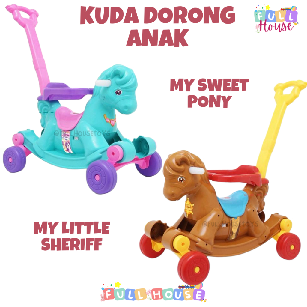 Jual KUDA DORONG ANAK KUDA JUNGKAT JUNGKIT ANAK MY SWEET PONY SHP MSP ...