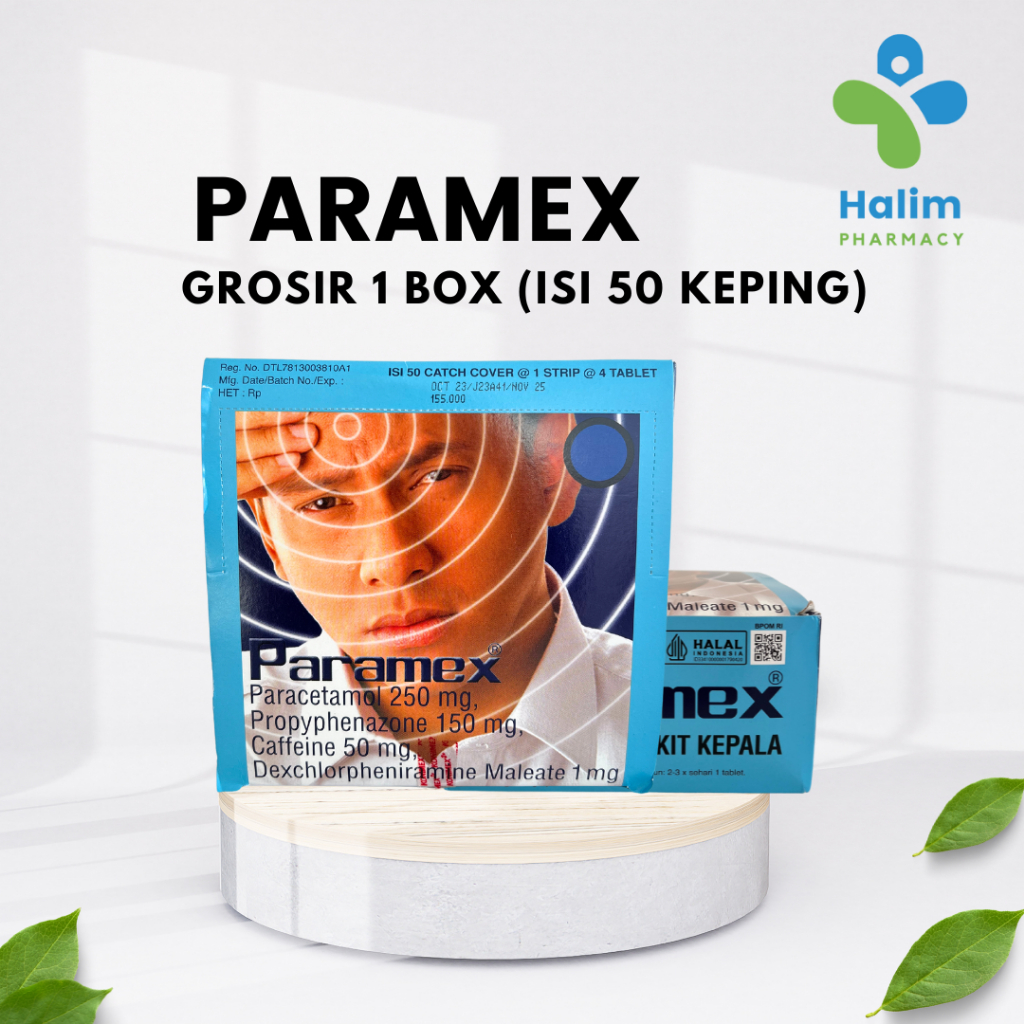Jual PARAMEX Sakit Kepala — 𝟭 𝗞𝗢𝗧𝗔𝗞 𝗜𝗦𝗜 𝟱𝟬 𝗞𝗘𝗣𝗜𝗡𝗚 | Shopee Indonesia