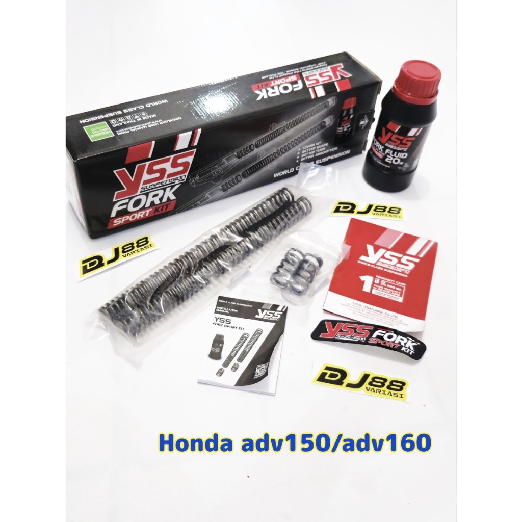 Jual Per shock depan yss adv 150 | 160 fork sport kit downsize shock ...