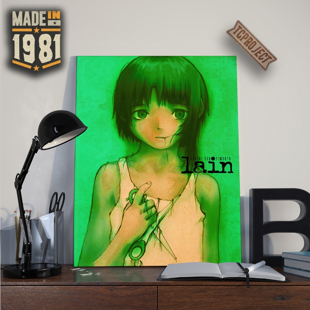 Jual Poster Anime Serial Experiments Lain 98 - Hiasan Dinding | Shopee ...