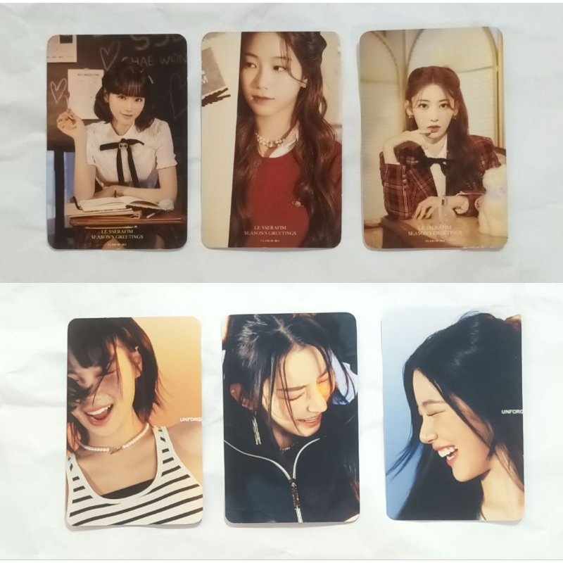 Jual photocard lesserafim // unofficial , 1 sisi | Shopee Indonesia