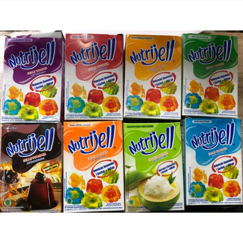 Jual Nutrijel all varian 1 box isi 12saset | Shopee Indonesia