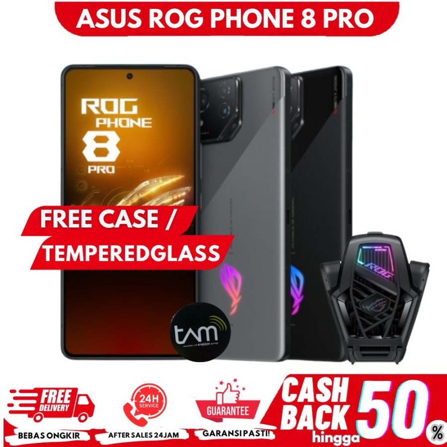 Jual [NEW] Asus ROG Phone 8 Pro 24/1TB 16GB/512GB 12/256GB Garansi ...