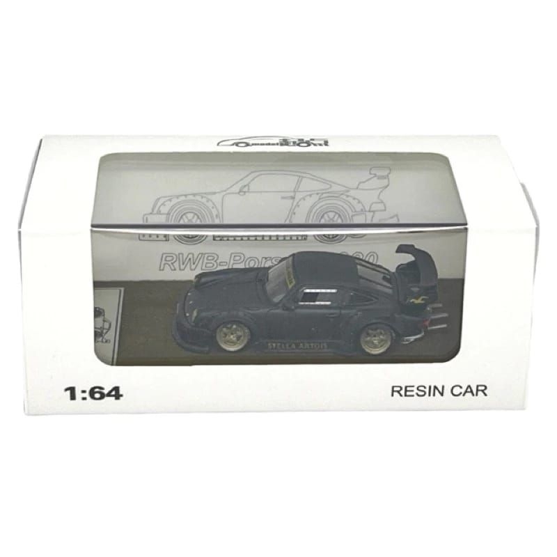 Jual Qidian Model Resin 1:64 RWB 930 Stella Artois Matte Black | Shopee ...