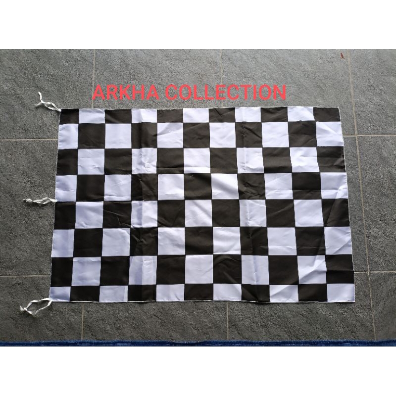 Jual BENDERA START - FINISH ( sablon harga satuan ) | Shopee Indonesia