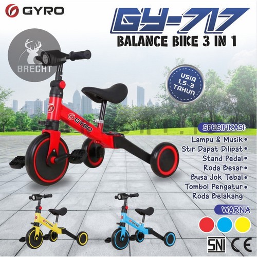 Jual Balance Bike/Sepeda Anak Roda 3 Sepeda Mini 2IN1 Taxi Balance Bike ...