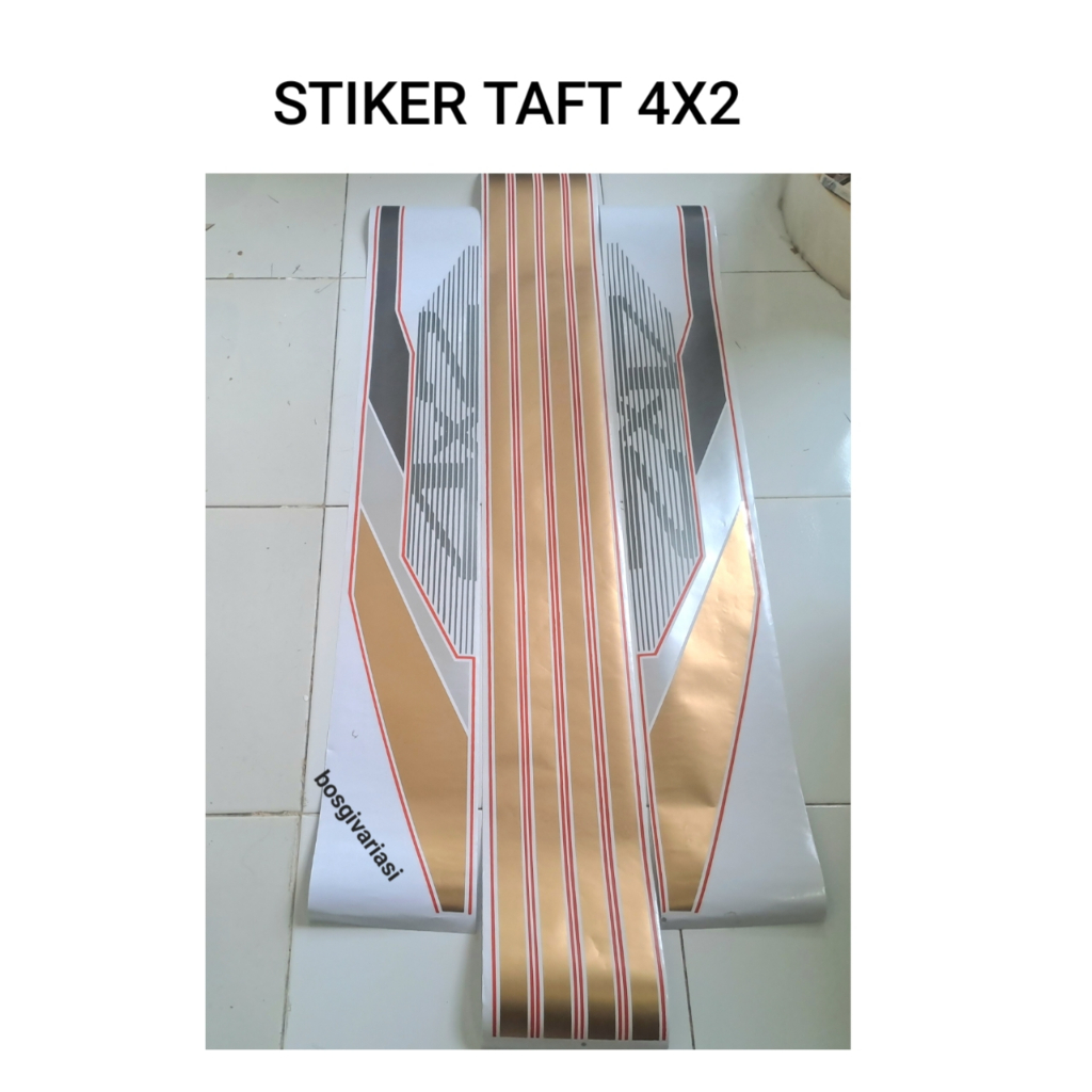 Jual Stiker stripping body taft gt 4x2 / stiker taft 4x2 gt rocky ...