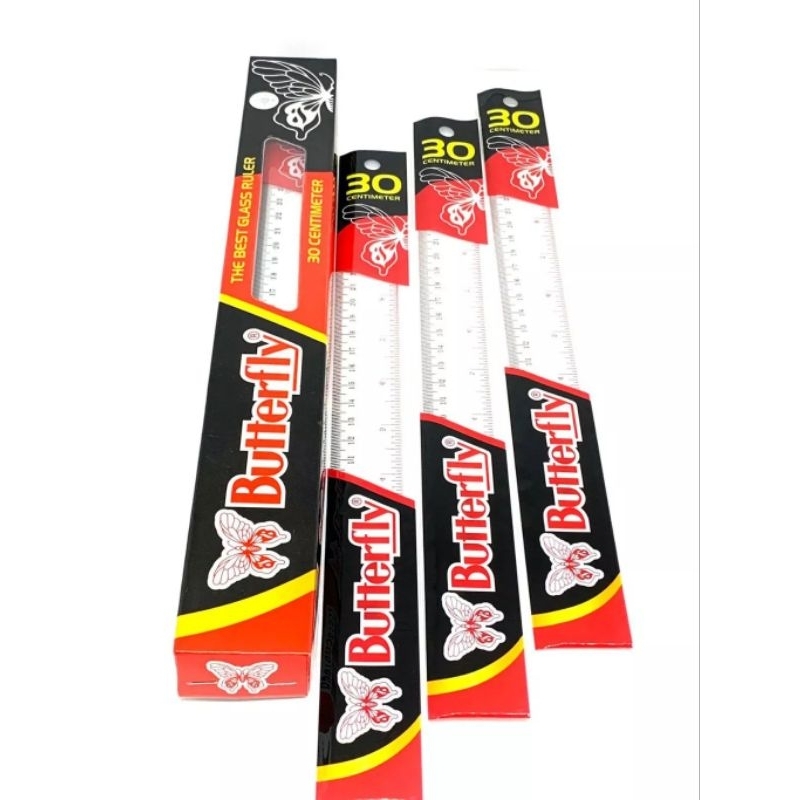 Jual PENGGARIS BUTTERFLY 30 CM / PENGGARIS PANJANG / BAHAN MIKA ...
