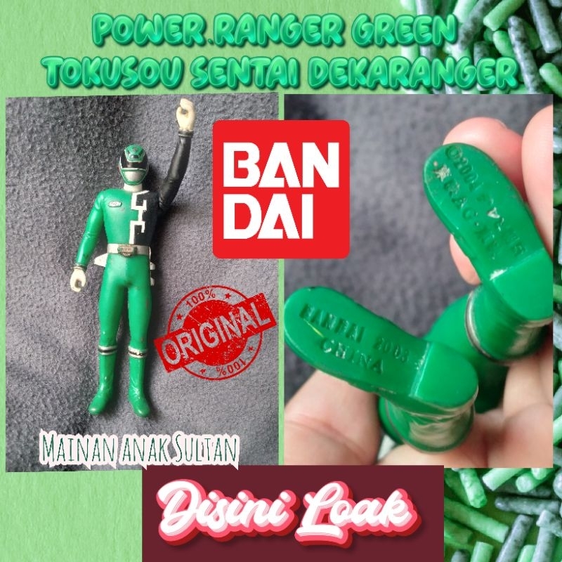 Jual BANDAI Power Ranger Action Figure Deka Green Tokusou Sentai ...