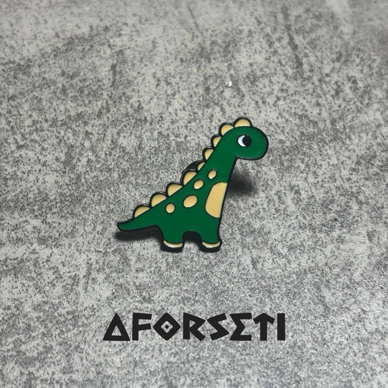 Jual PIN ENAMEL “DINO HIJAU” BROS PIN / BROOCH / PIN COUPLE / PIN ...