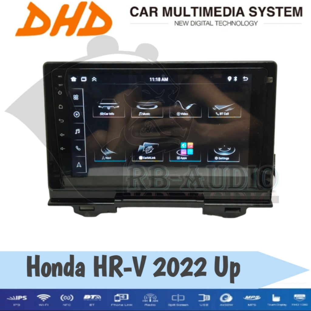 Jual Head Unit Android DHD For Honda Hrv 2022 up 9 inch soket pnp ...