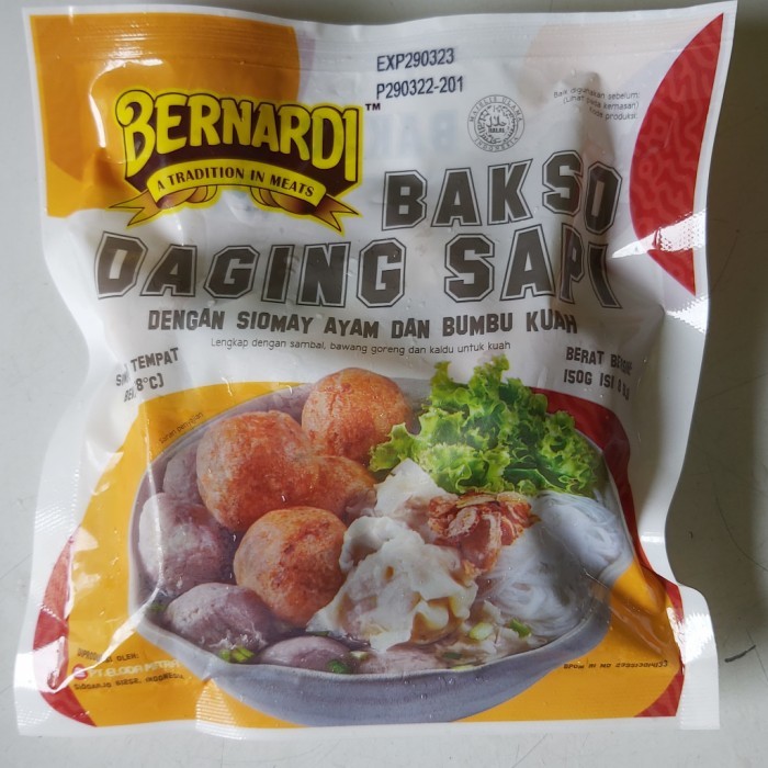 Jual Bernardi Bakso Instant Campur | Shopee Indonesia
