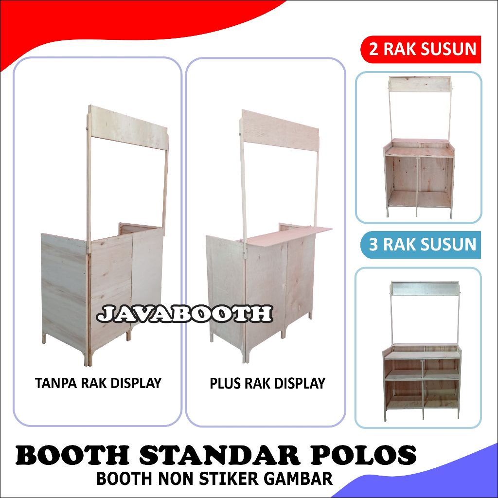 Jual Booth Portable Kayu / Gerobak Lipat / Meja Lipat / Standar / Meja ...