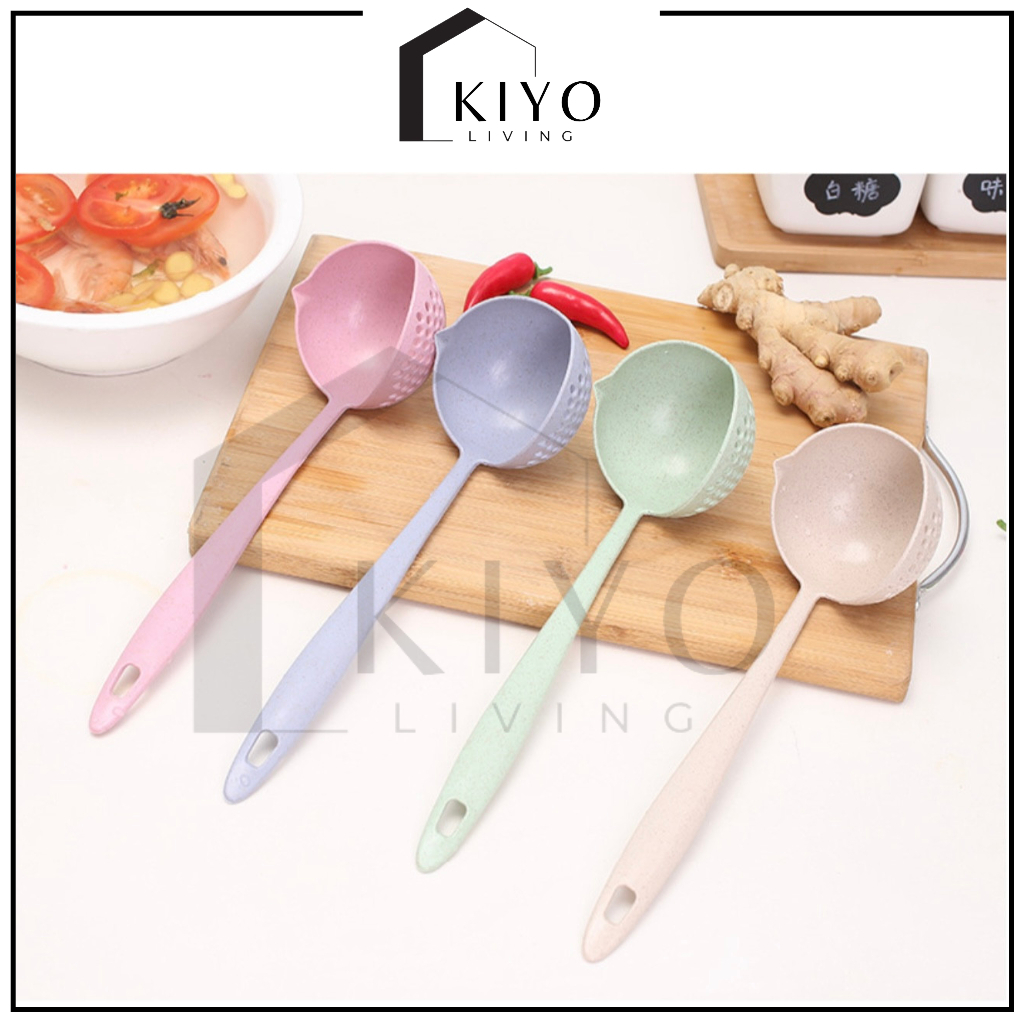 Jual KIYO Centong Sayur 2in1 Sendok Sayur Saringan / Centong Sayur Sup ...