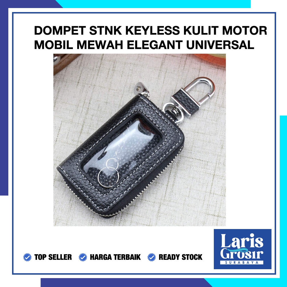 Jual Dompet Keyless Remote Kunci Mobil Motor KULIT Carabiner Kuat ...