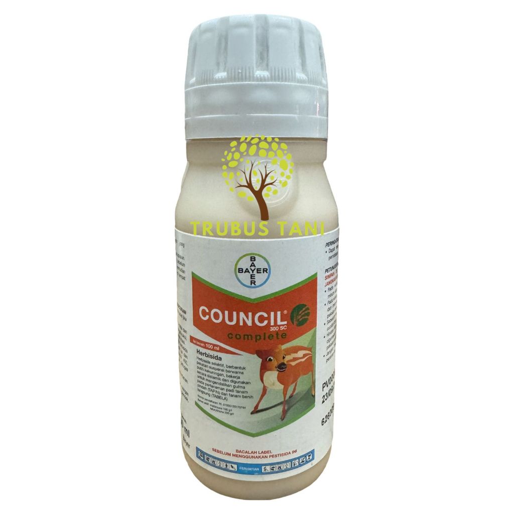 Jual COUNCIL COMPLETE 300 SC 100 ML HERBISIDA PINTAR PADI | Shopee ...